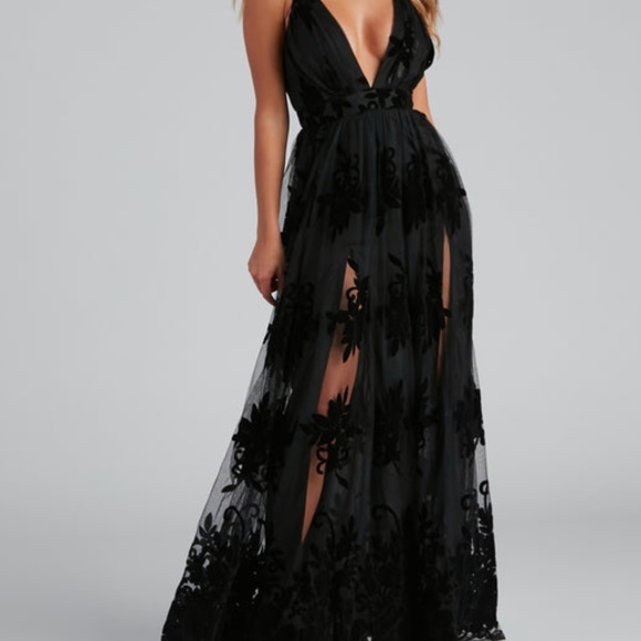 Windsor | Dresses | Windsor Black Prom Dress | Poshmark